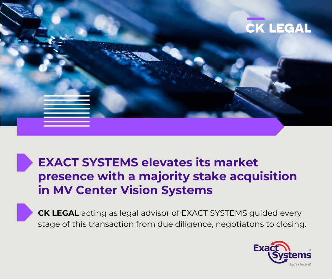 EXACT SYSTEMS WZMACNIA RYNKOWĄ POZYCJĘ PRZEZ NABYCIE WIĘKSZOŚCIOWEGO ...